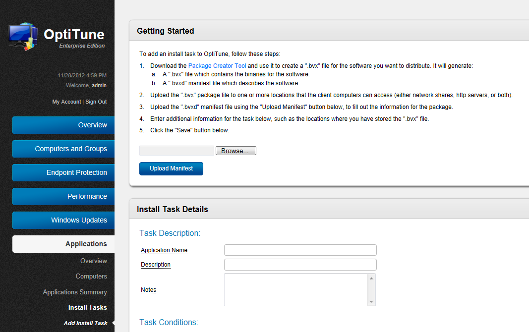 Example: Deploying Microsoft Forefront Client Security