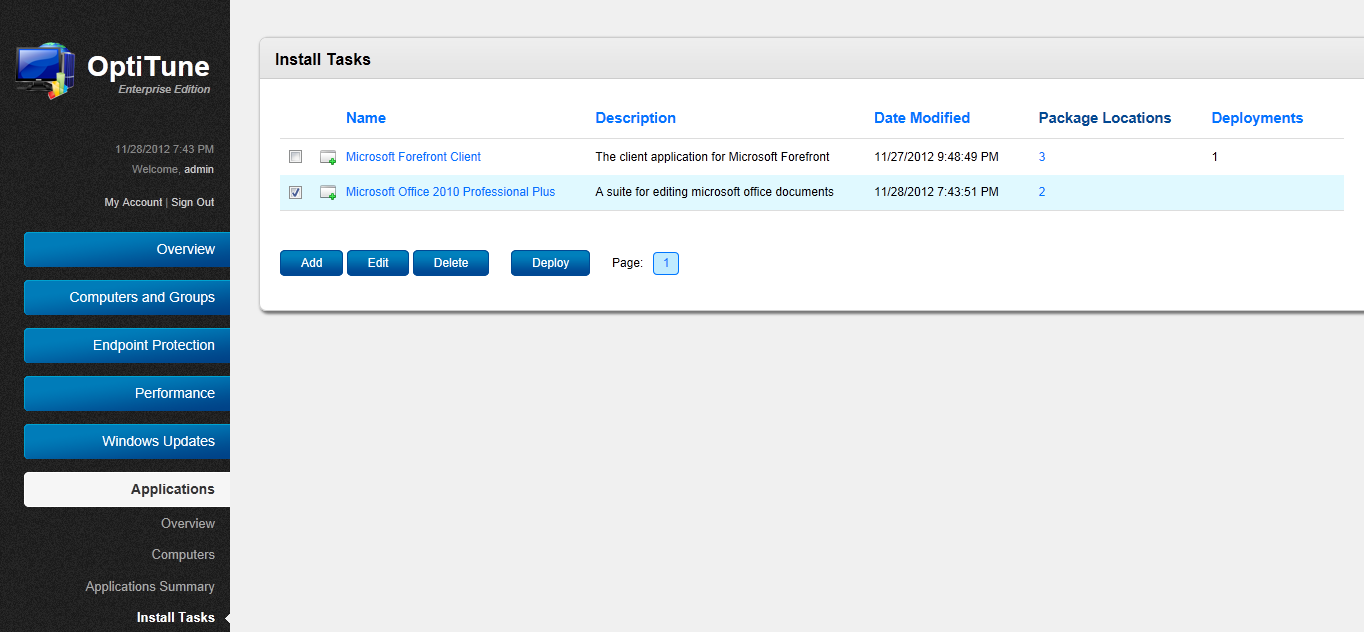 Example: Deploying Microsoft Office 2010