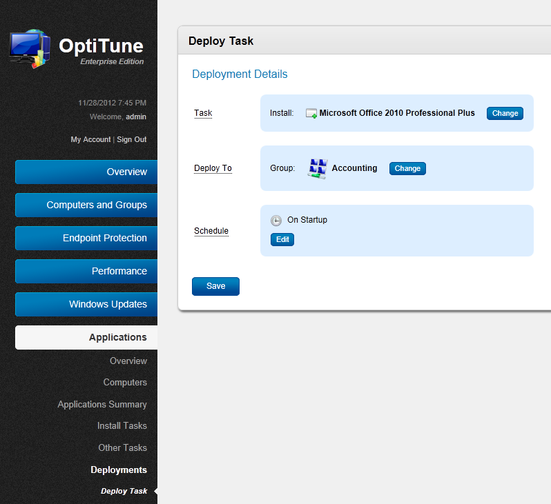 Example: Deploying Microsoft Office 2010