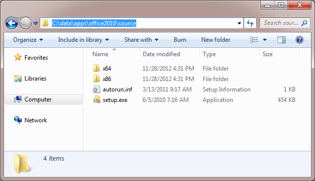 Example: Deploying Microsoft Office 2010