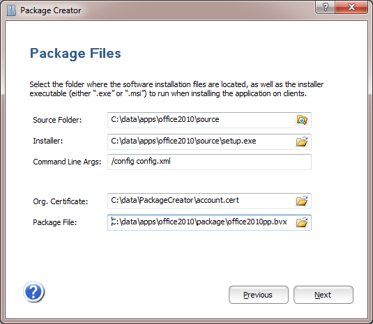 Example: Deploying Microsoft Office 2010